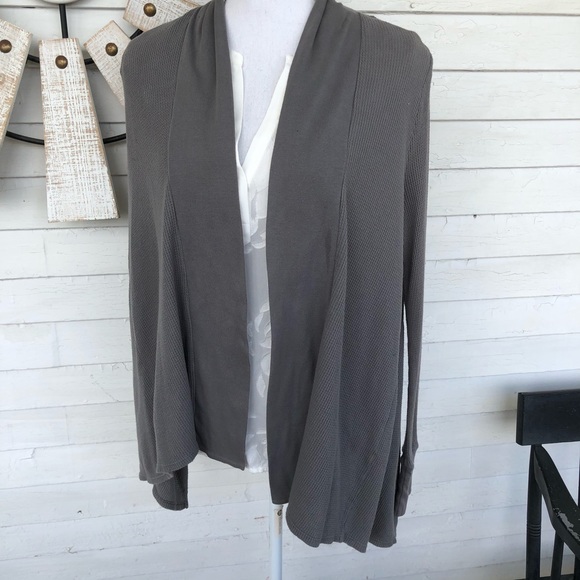 Converse | Sweaters | Converse Waffle Knit Kerchief Cardigan Sweater ...